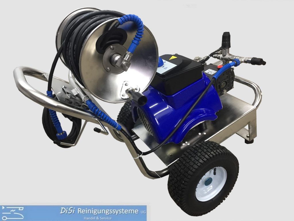 Facade Cleaning Chemical Agents Pump & High Pressure Washer Spraying ...